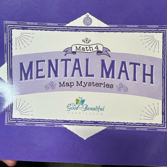 Other | Purple Mental Math Workbook The Good And The Beautiful Math 4 ...